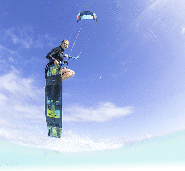 The lexicon of the most used tricks in kitesurfing